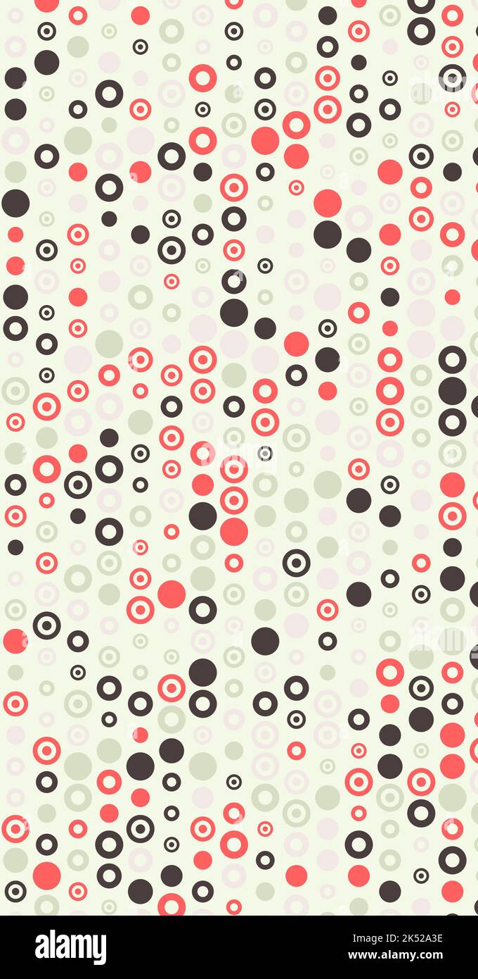 Abstract Round Colour Halftone computational art background ...