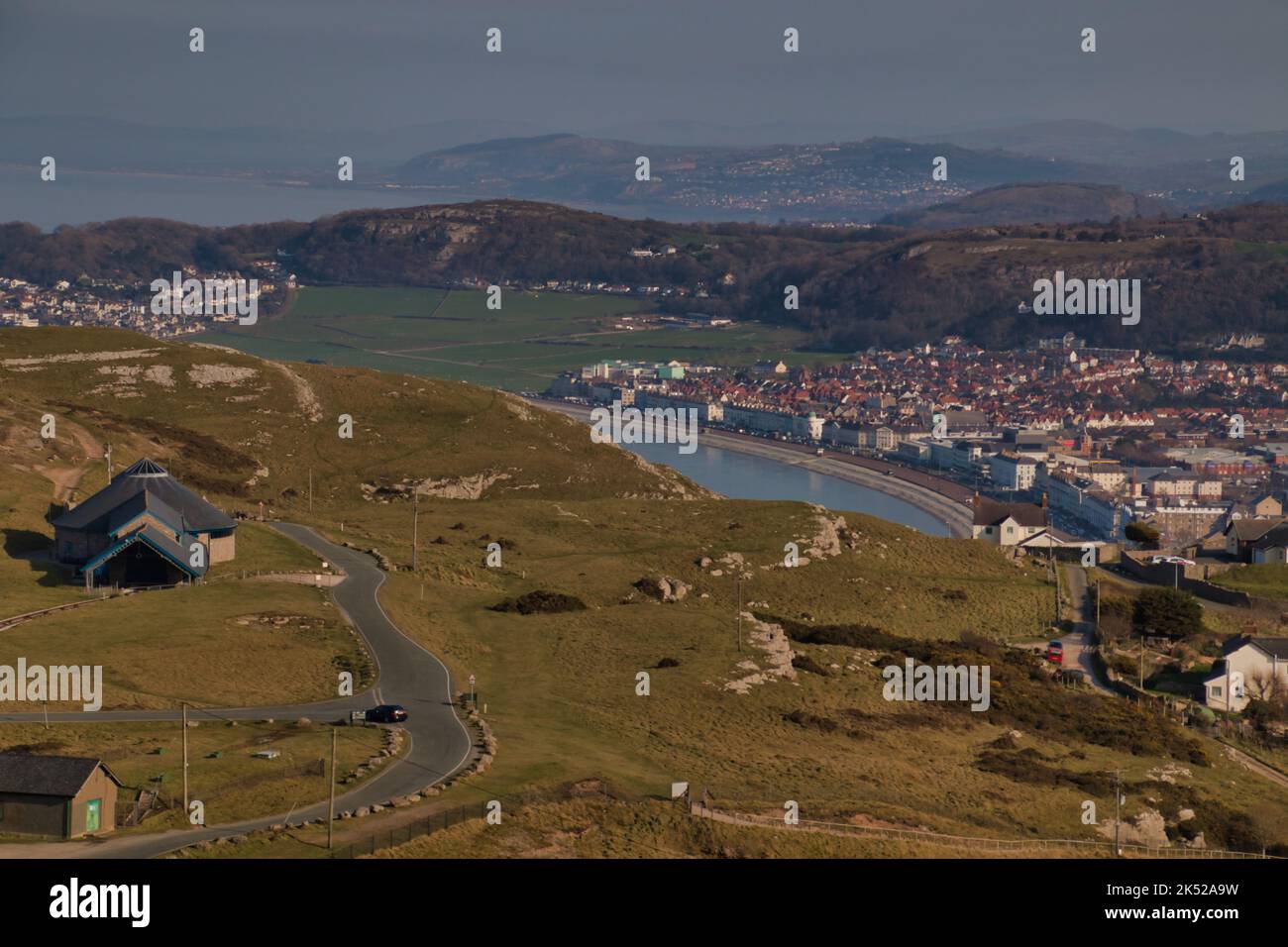 The Great Orme, Llandudno - View From The Top Stock Photo - Alamy