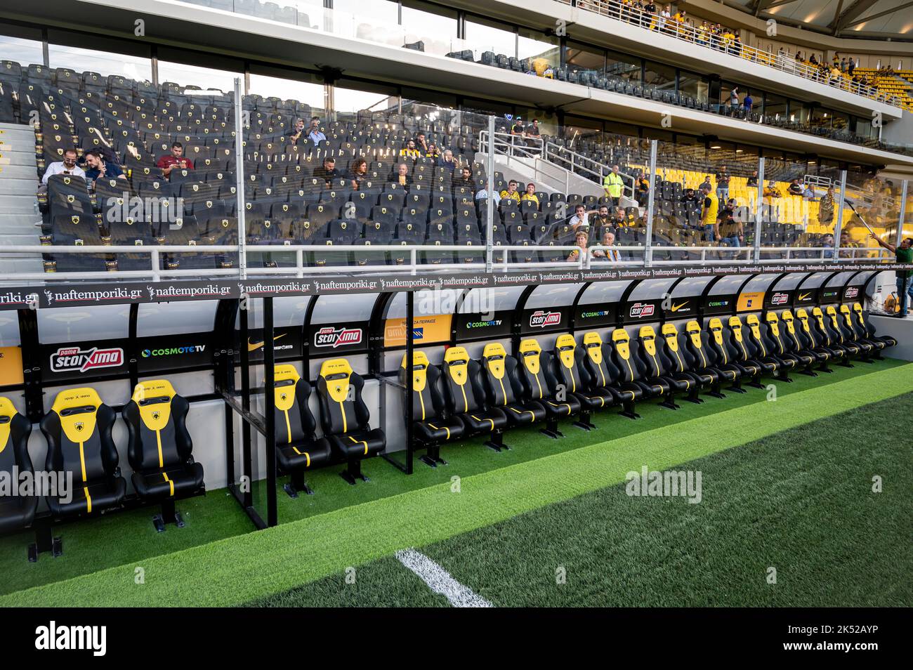 Athens, Lombardy, Greece. 3rd Oct, 2022. New stadium of AEK Athens FC ...