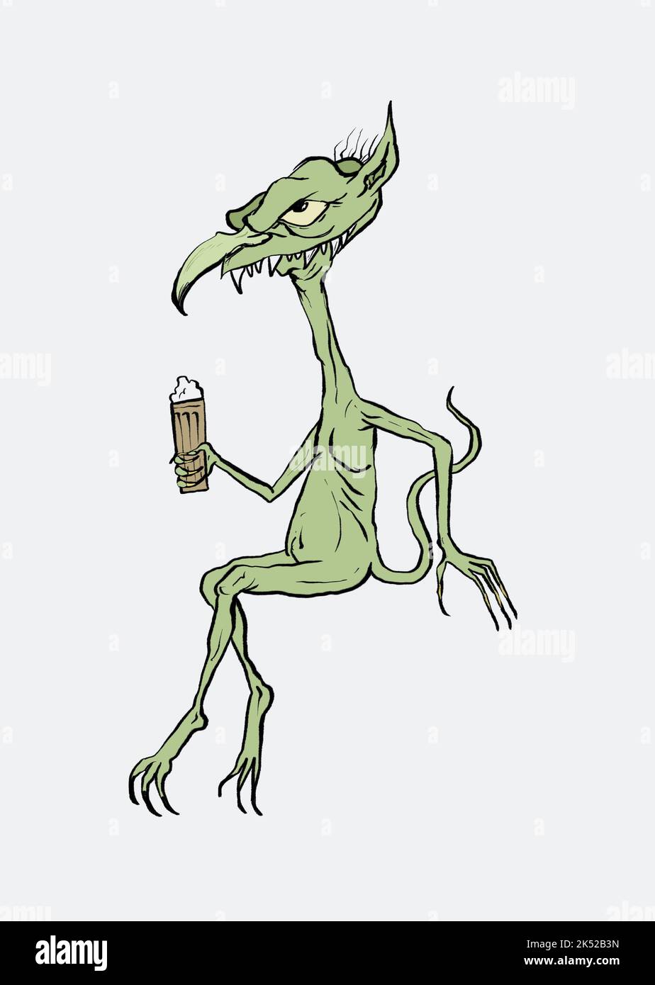 Demon alcohol hi-res stock photography and images - Alamy