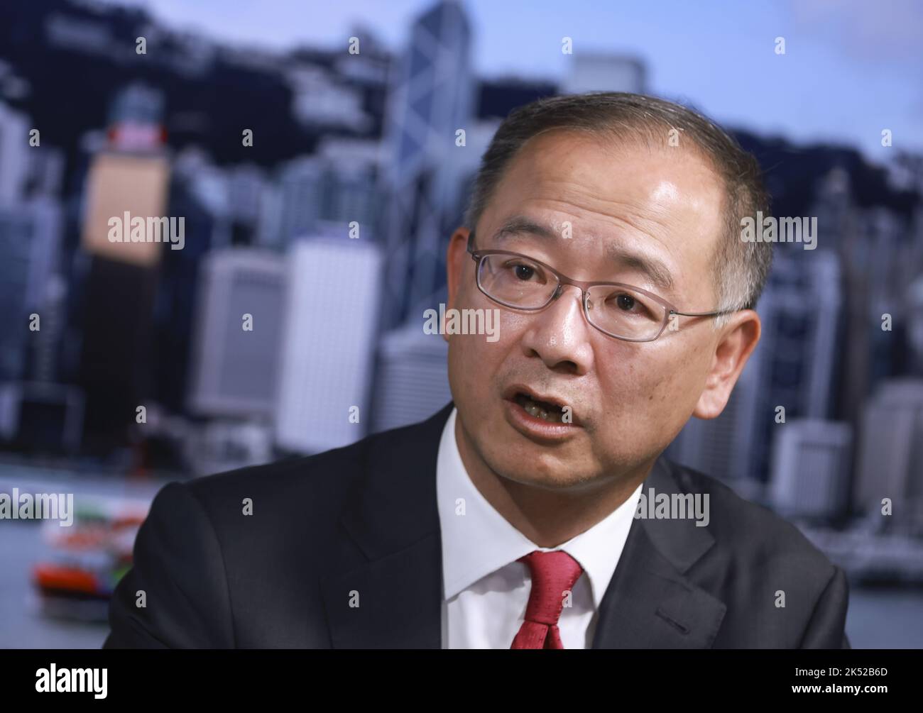 Eddie Yue Wai-man, Chief Executive of the Hong Kong Monetary Authority ...