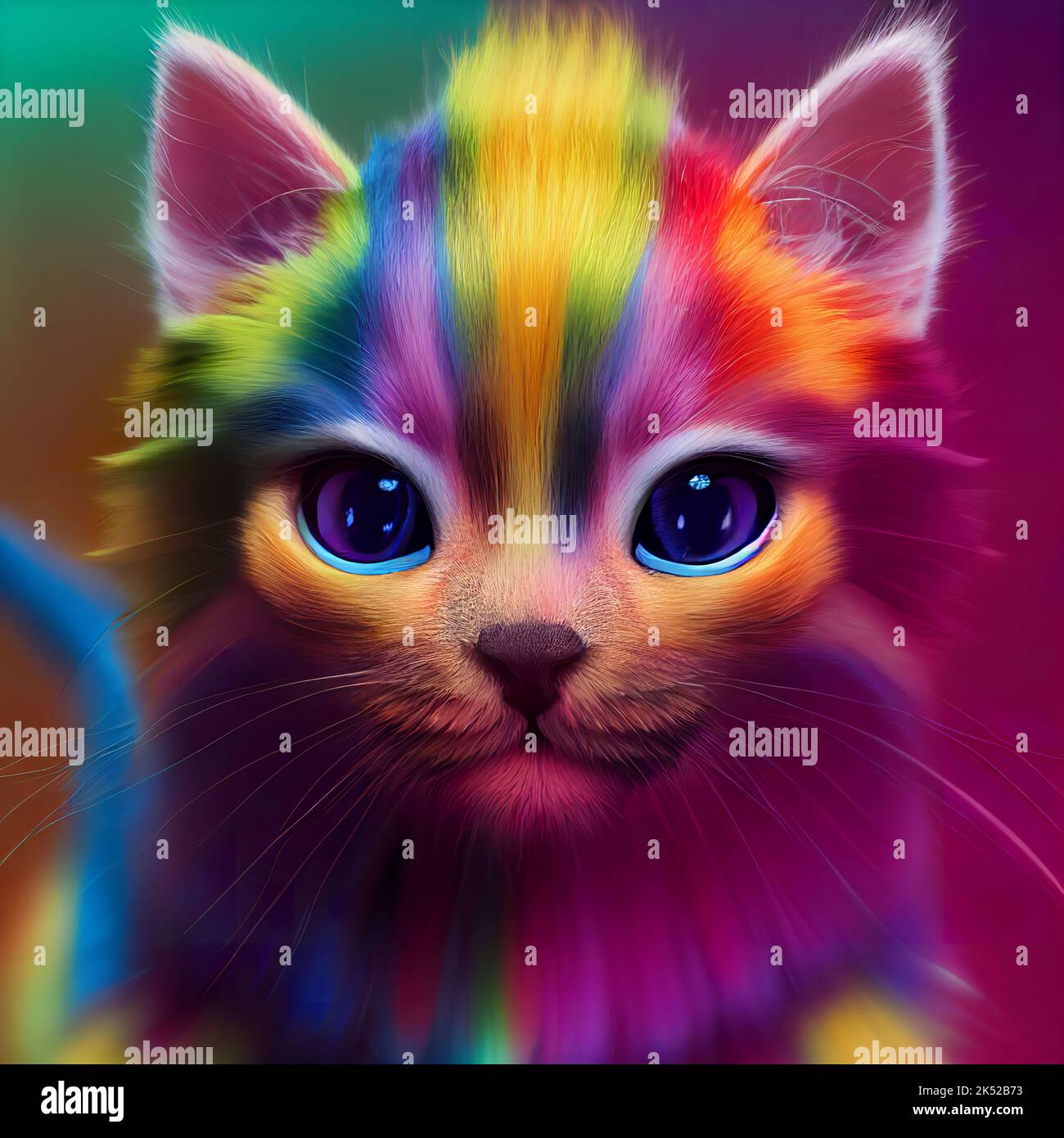 Cartoon cat 3d hi-res stock photography and images - Alamy