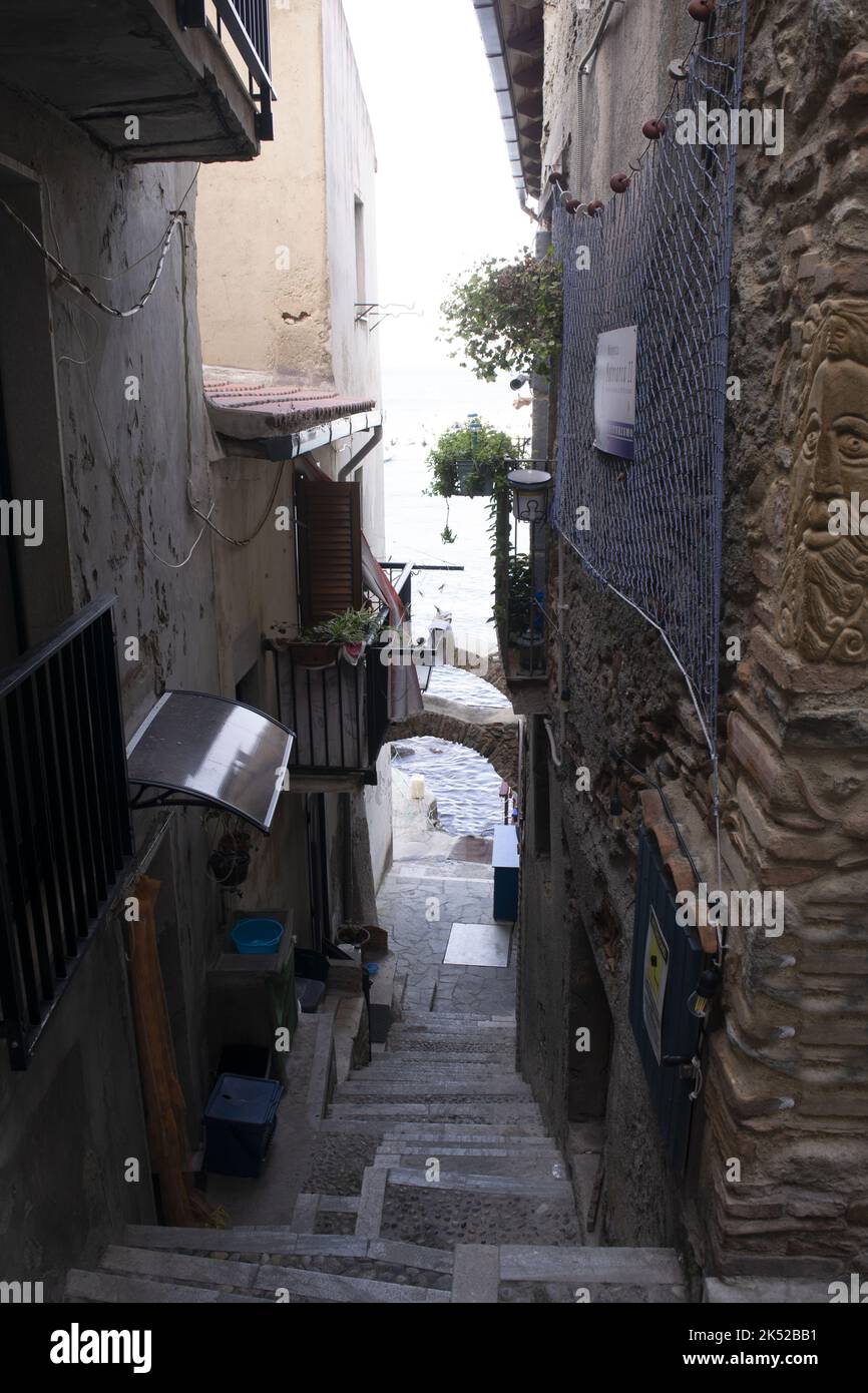 the characteristic village of Chianalea in Scilla in Calabria Stock ...