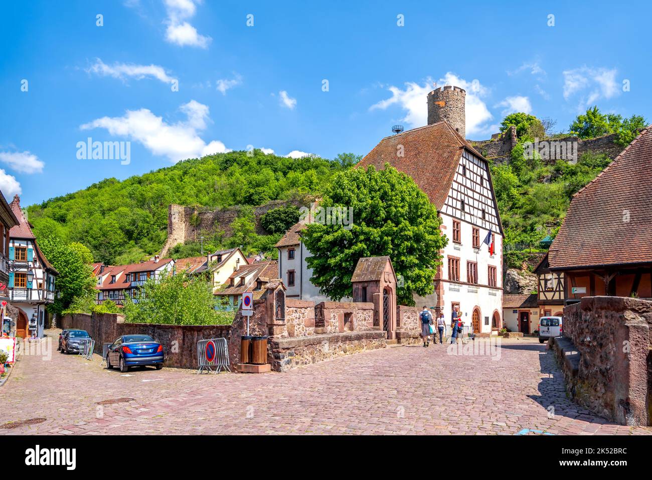 Historical city of Kaysersberg, Alsace, France Stock Photo - Alamy