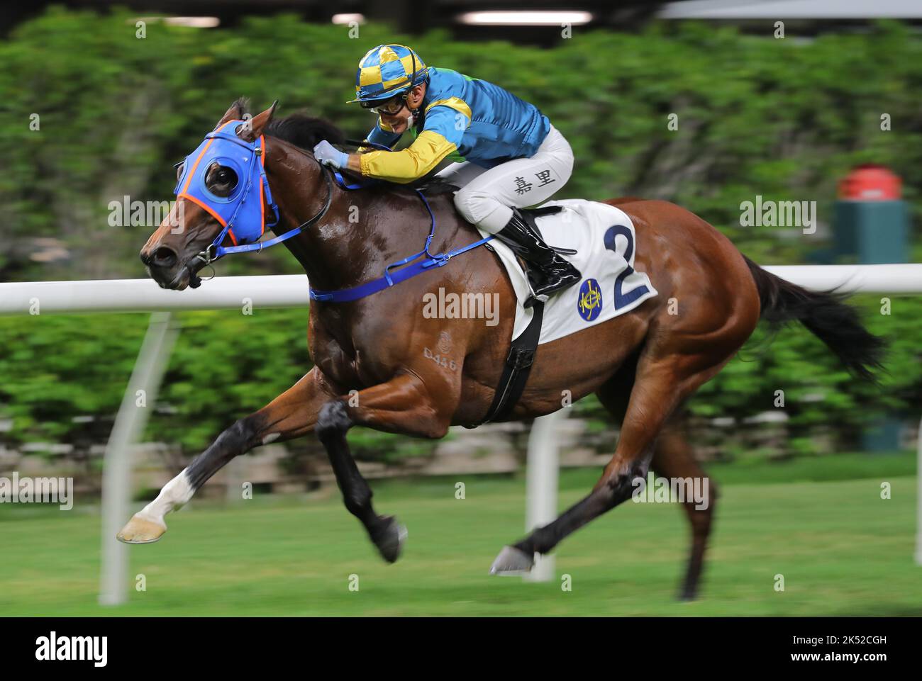 Race 2, LUCKY DIAMOND(2), ridden by Luke Currie, won the class 4 over ...