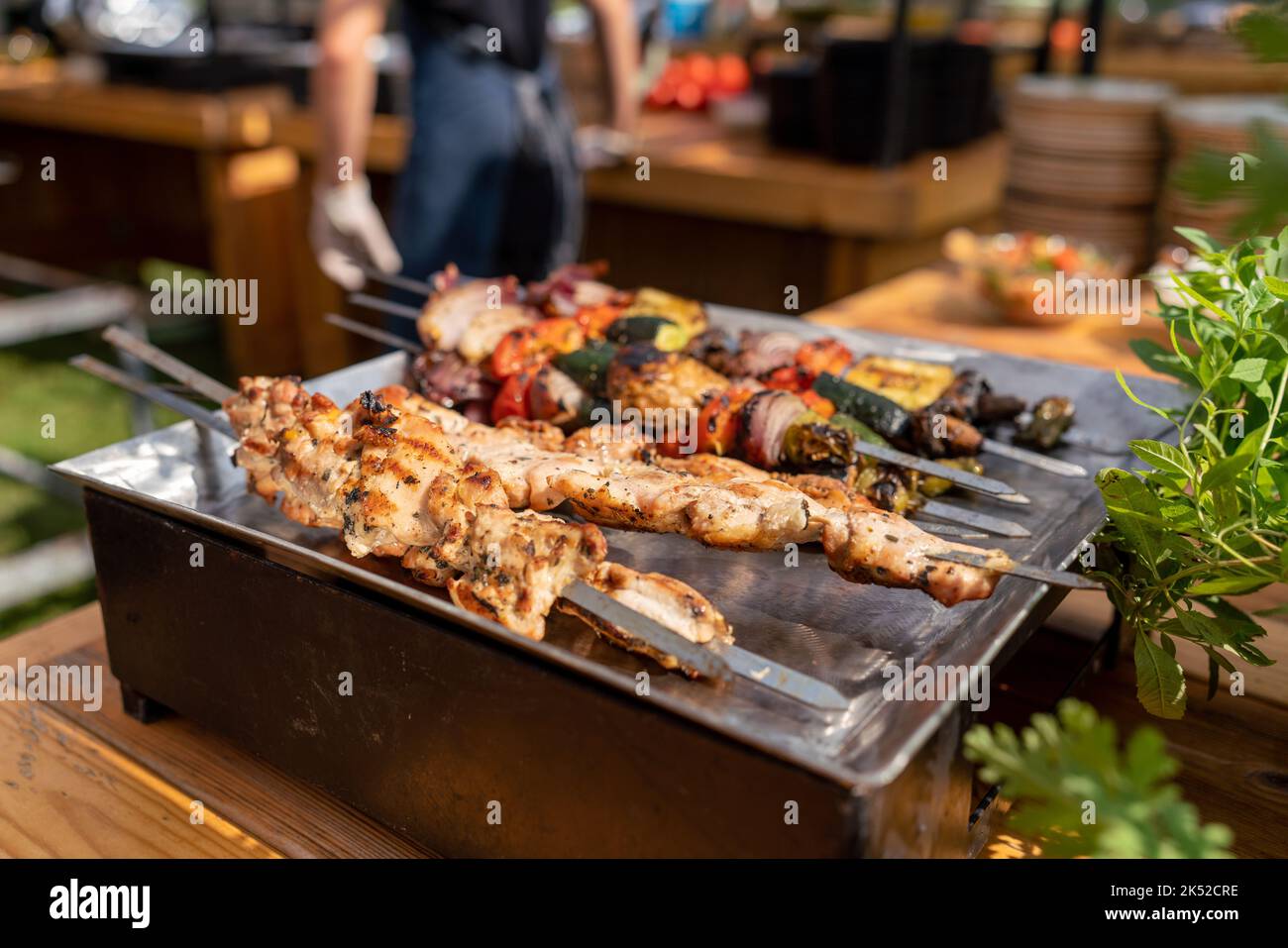A close up of freshly grilled barbeque Stock Photo - Alamy