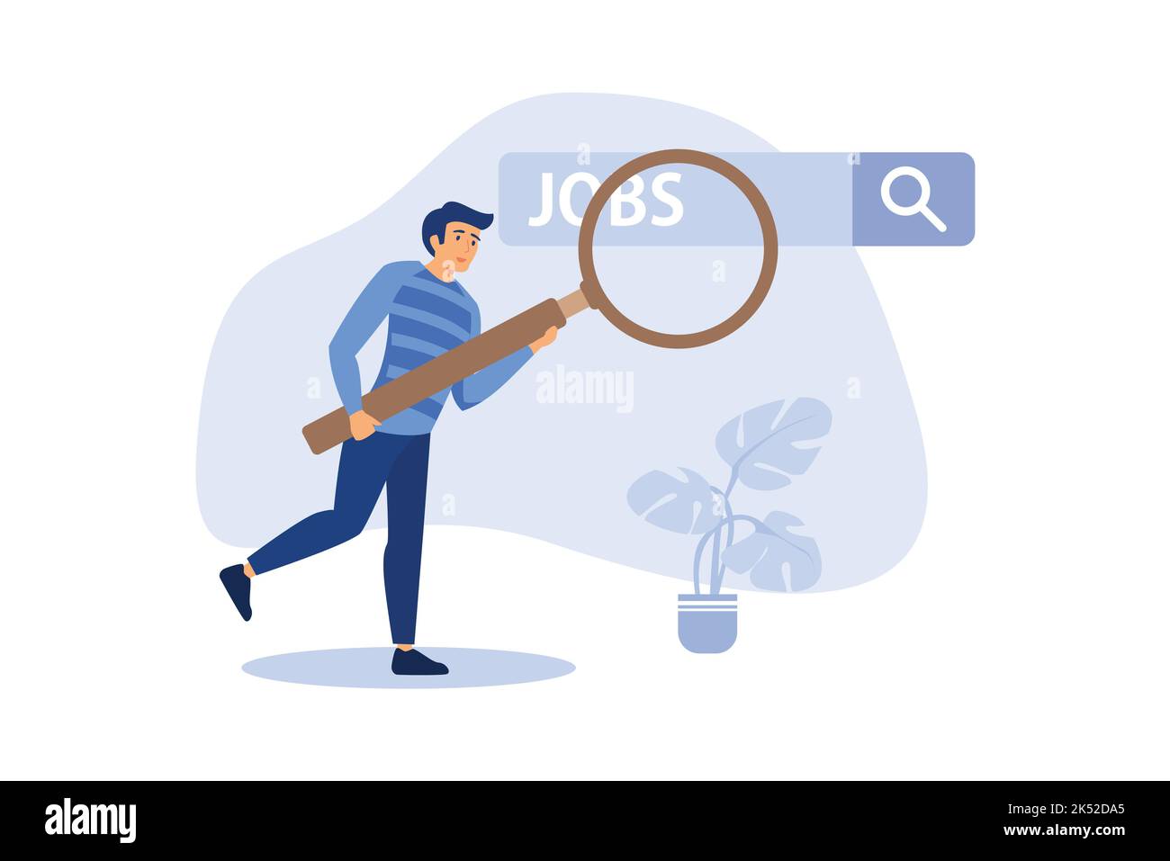 Unemployed looking work Stock Vector Images - Alamy