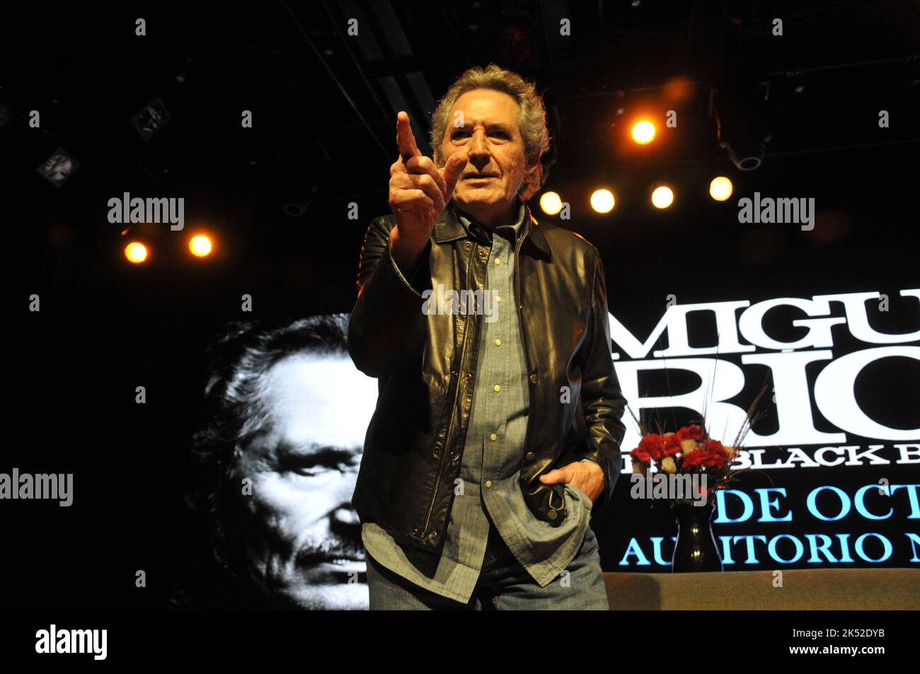 Mexico City, Mexico: October 4, 2022, Spanish singer Miguel Rios ...