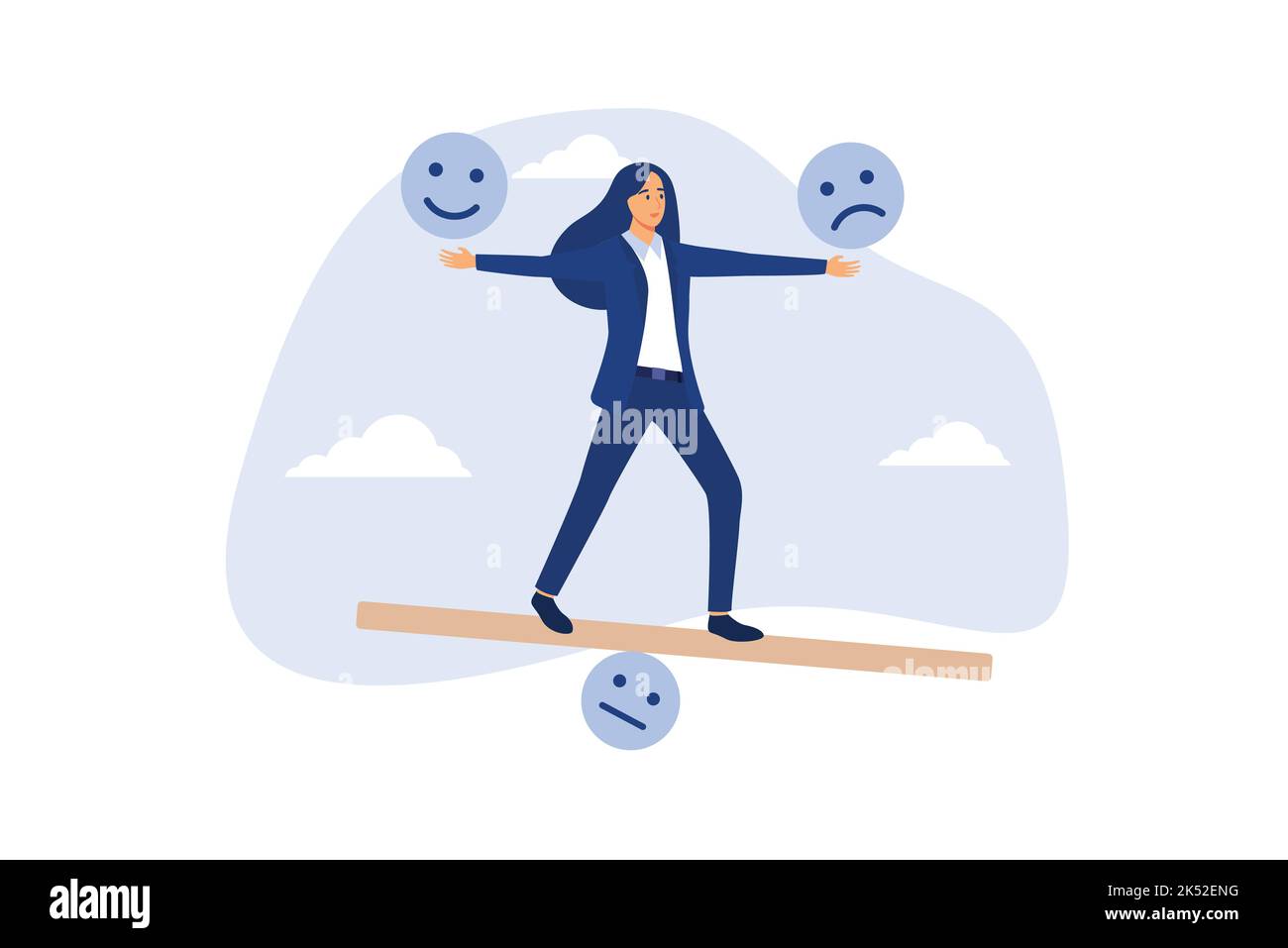 Emotional intelligence, balance emotion control feeling between work ...