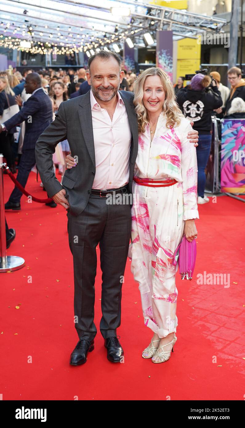 Matthew Warchus and Lauren Ward arrives for the World premiere of Roald ...
