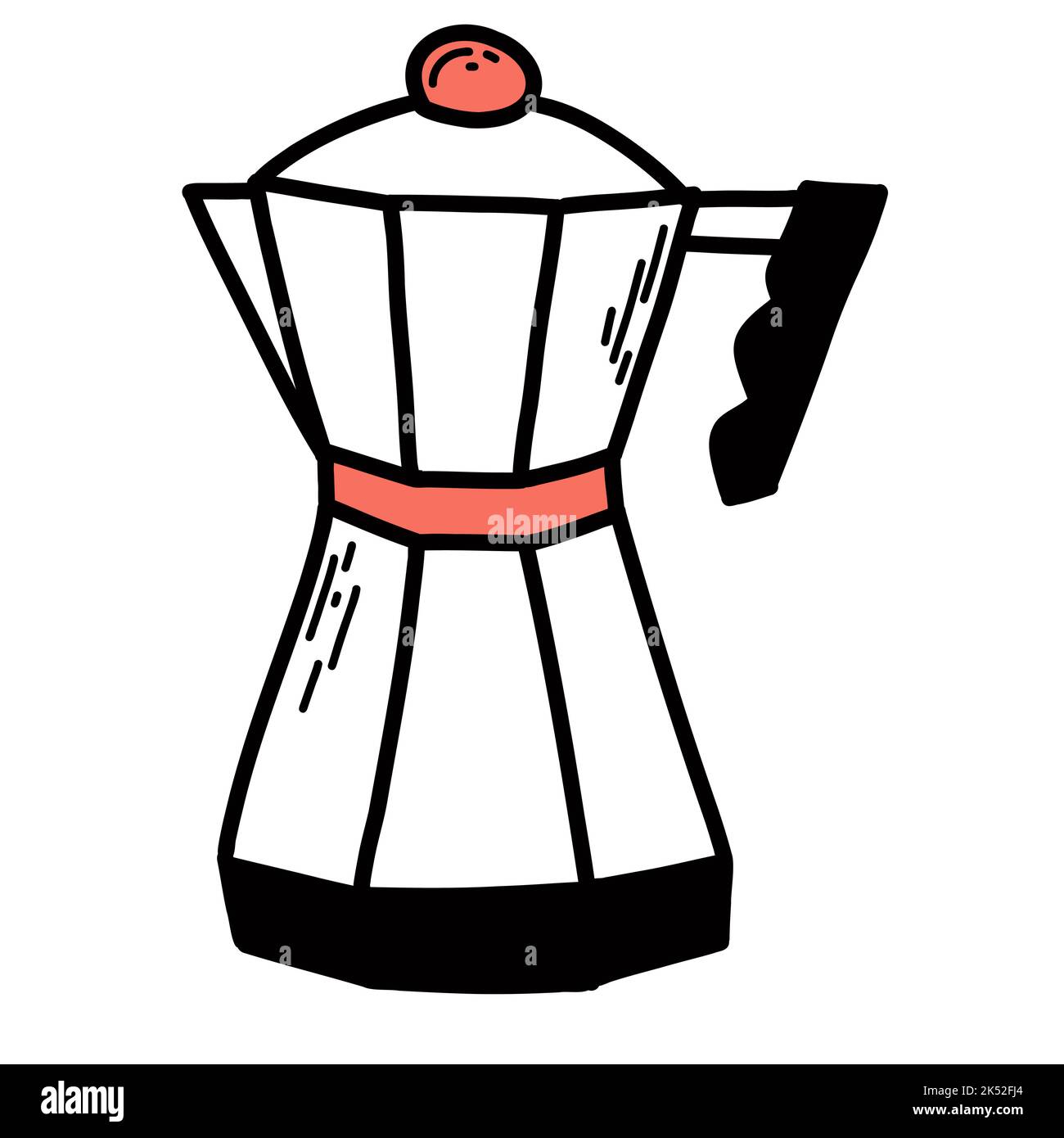 Italian style espresso maker Stock Vector Images - Alamy