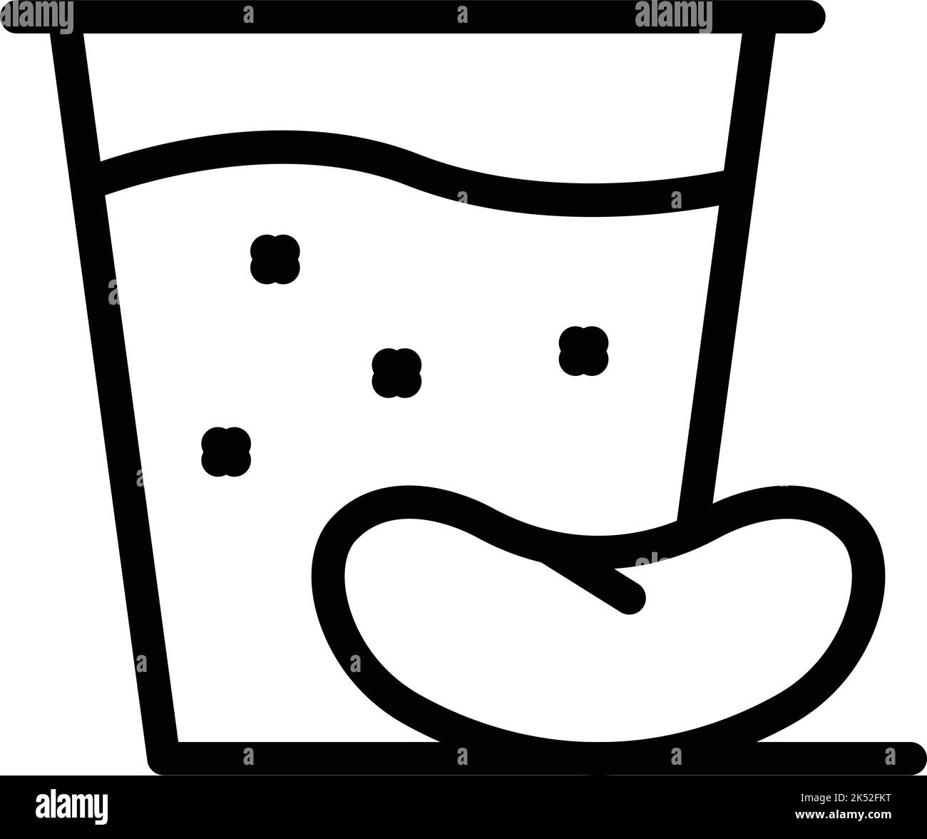 Soybean drink icon outline vector. Soy food. Soya milk Stock Vector ...