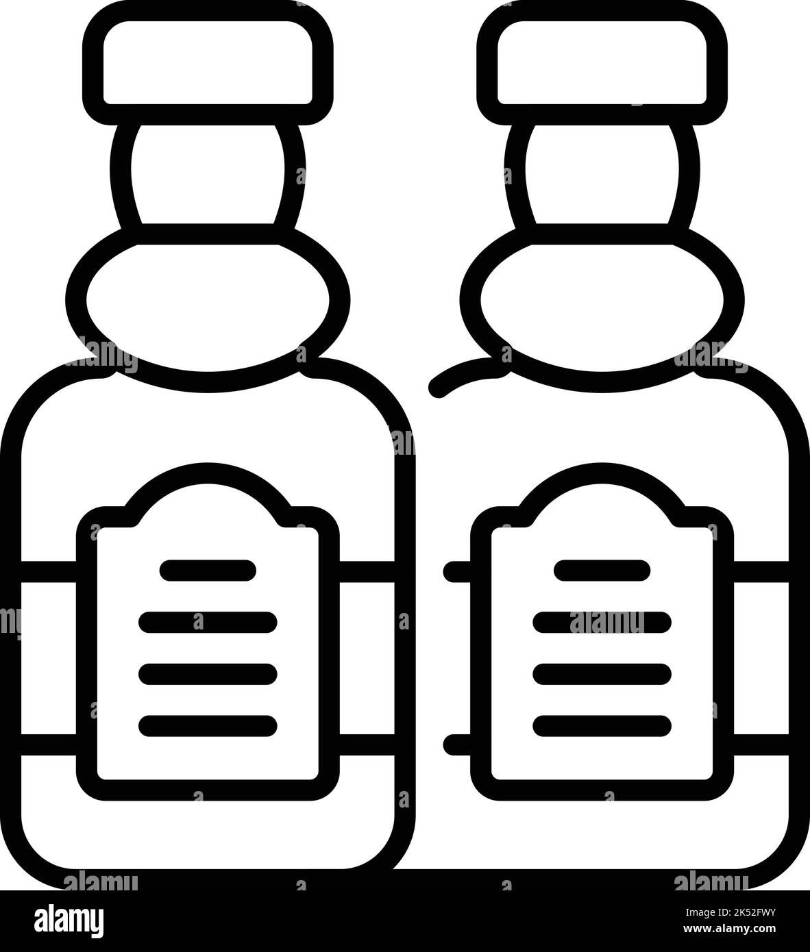 Extra olive oil bottle icon outline vector. Food plant. Vegetable jar ...