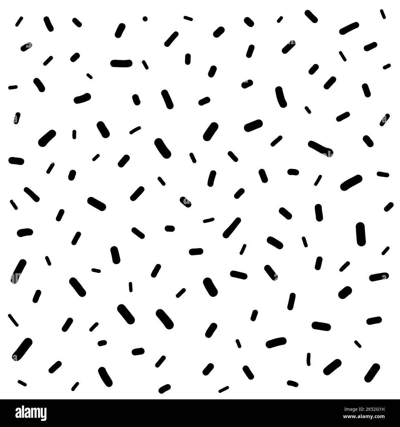 Random Short Dashes Filling Square Space Stock Vector Image And Art Alamy