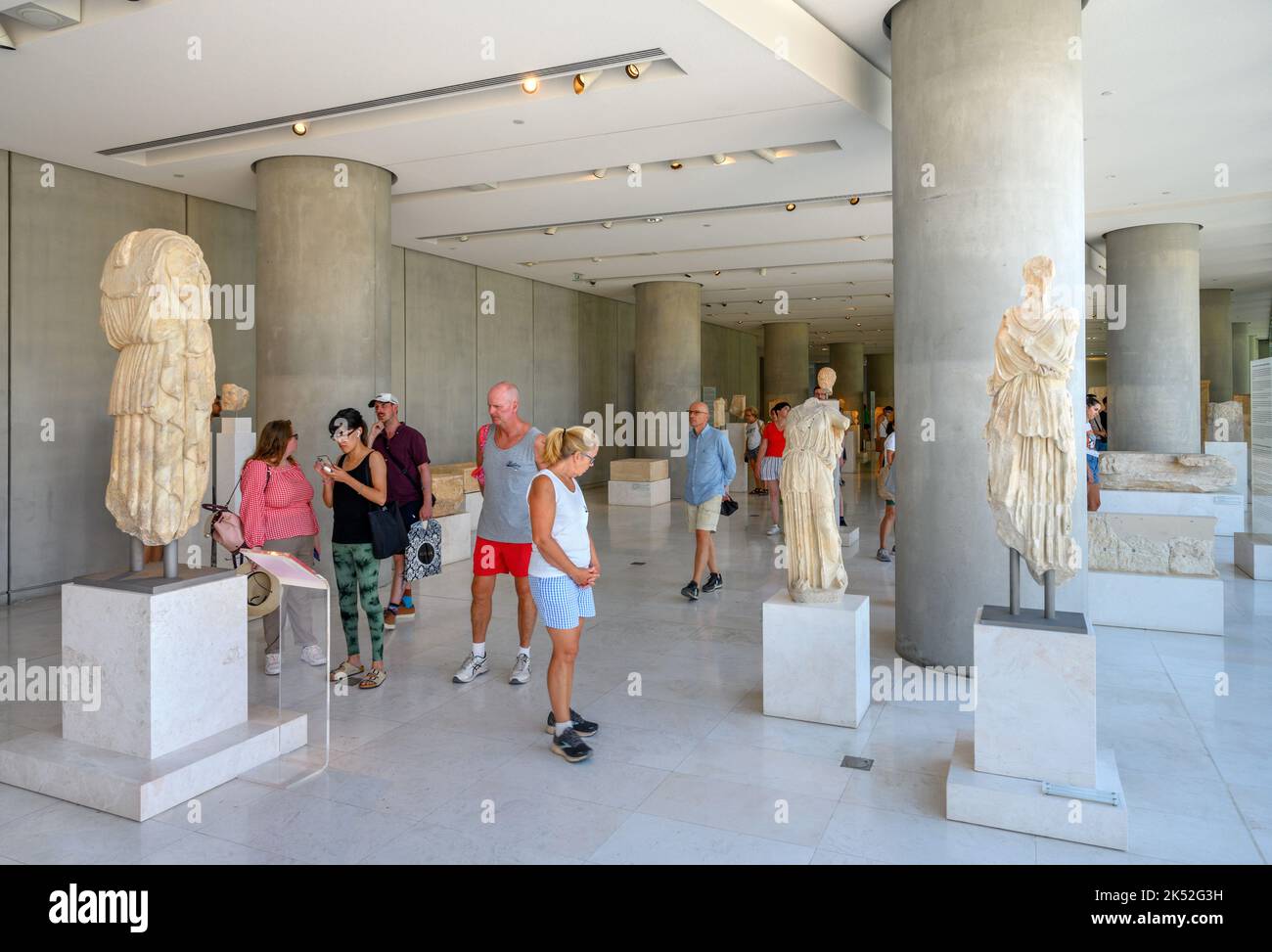 Interior of the Acropolis Museum, Athens, Greece Stock Photo - Alamy