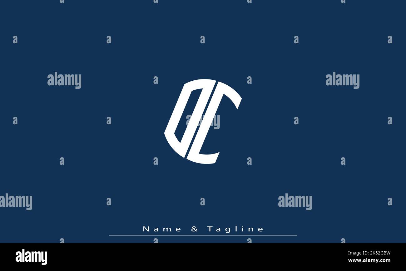 Alphabet letters Initials Monogram logo OC , CO Stock Vector Image ...