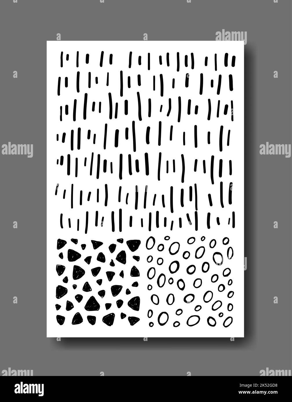 Poster with abstract patterns vector Stock Vector Image & Art - Alamy
