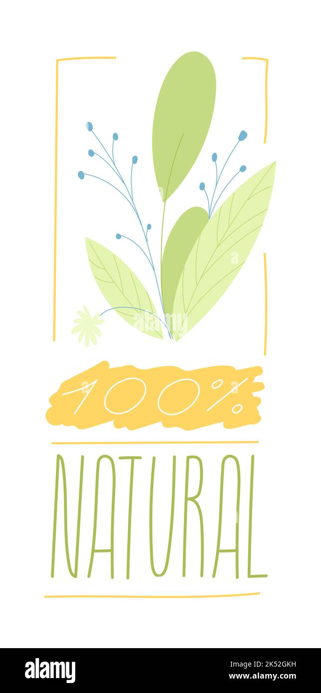 Natural product quality organic element Stock Vector Image & Art - Alamy