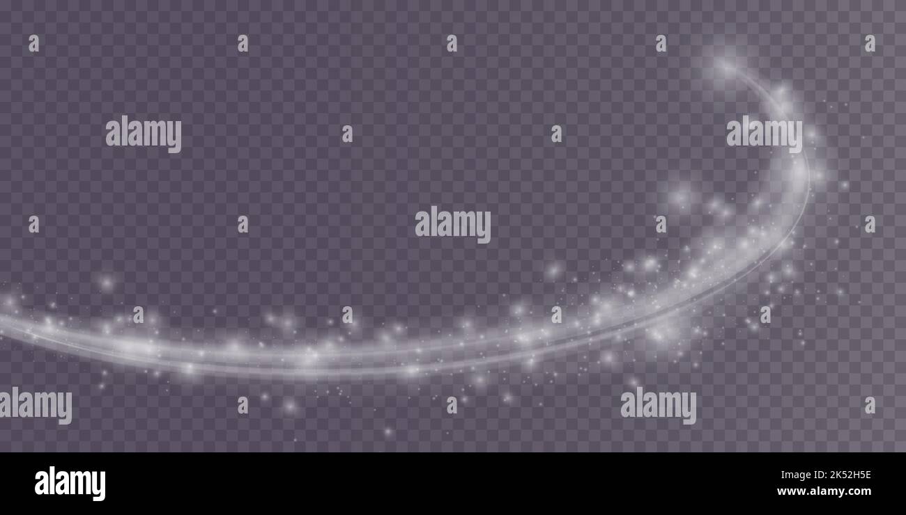 White png dust light. Bokeh light lights effect background. Christmas ...