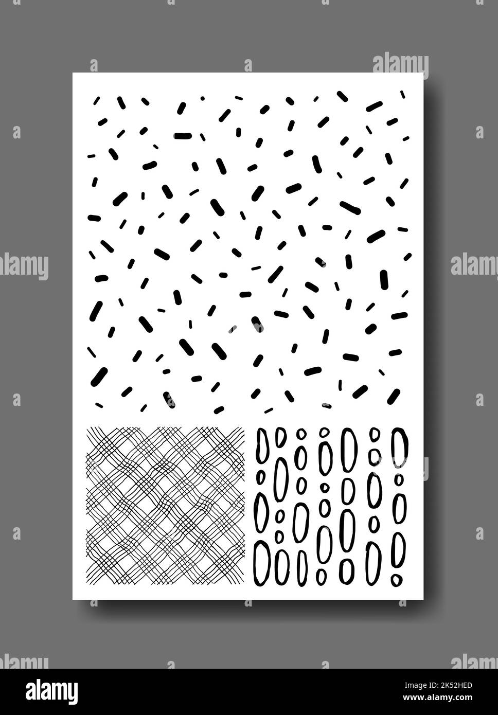 Poster with abstract patterns vector Stock Vector Image & Art - Alamy