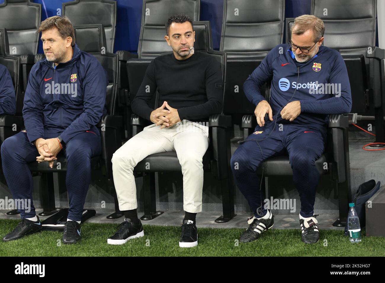 Milan, Italy. 04th Oct, 2022. Italy, Milan, oct 4 2022: Xavi (fc ...