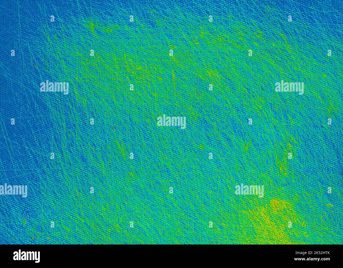 Scratched plastic in the colors blue, green and yellow. Meant as grunge ...