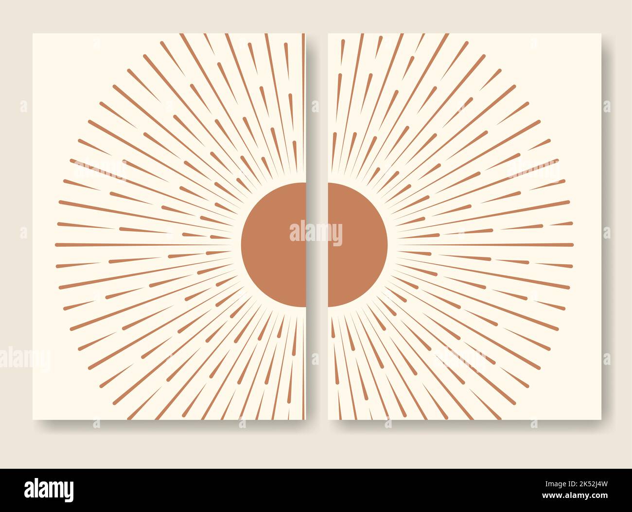 Vintage sun retro banner background illustration Stock Vector Image ...