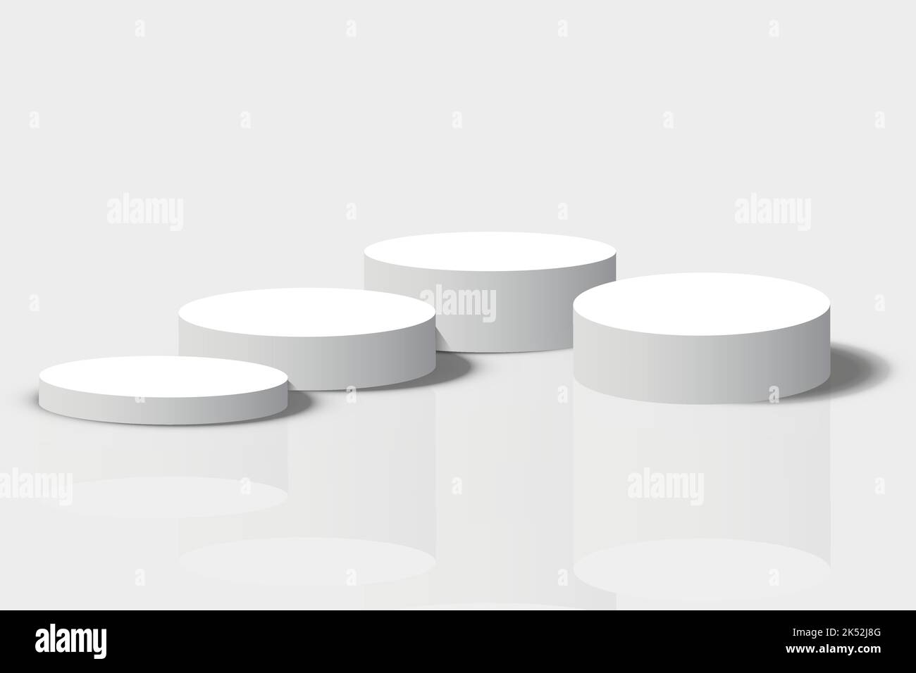 Display pedestal, Design platform, Empty product, White room and side ...