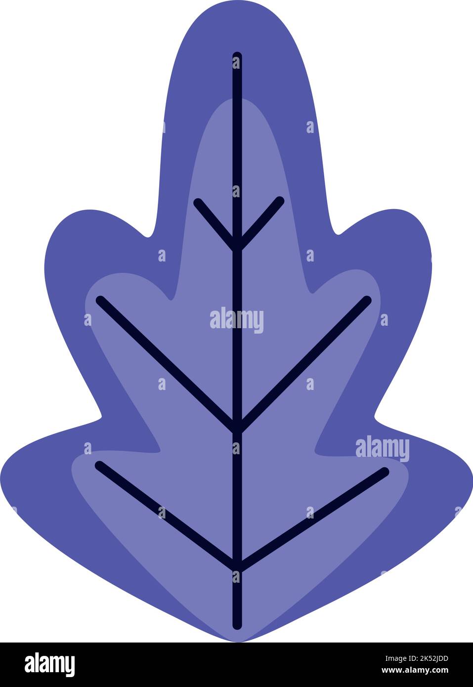 purple leaf plant foliage nature icon Stock Vector Image & Art - Alamy
