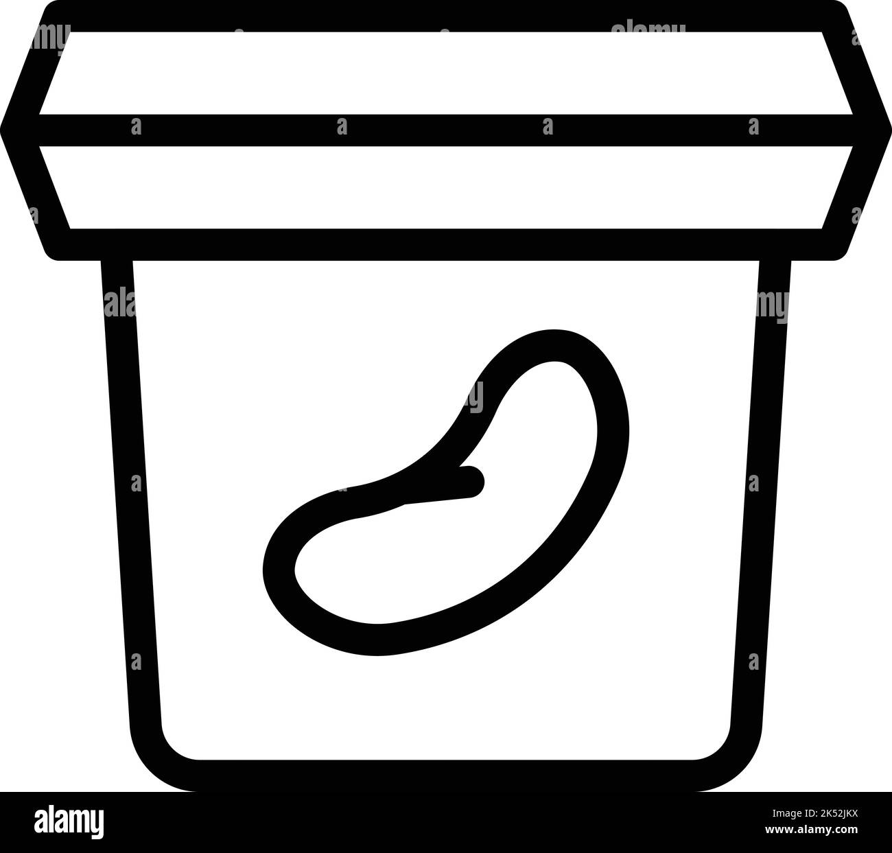 Soybean jar icon outline vector. Soy food. Soya milk Stock Vector Image ...