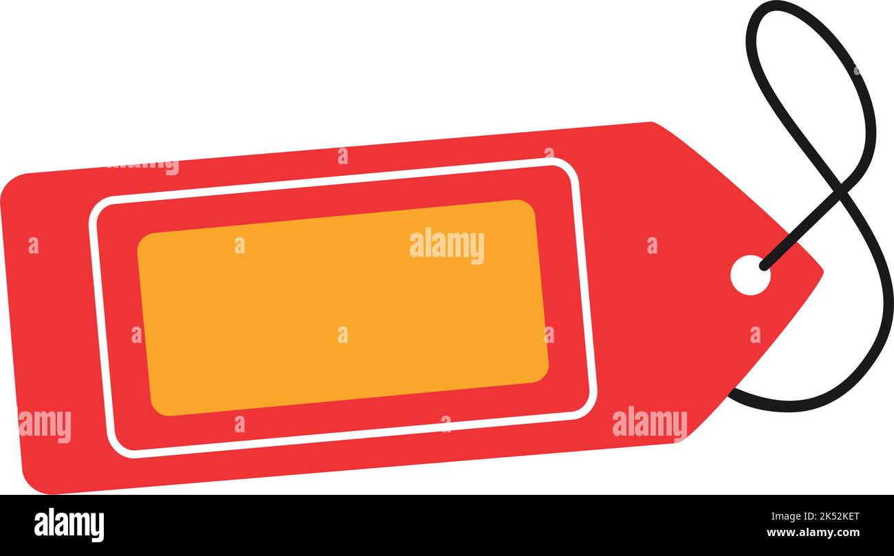 commercial label red tag icon Stock Vector Image & Art - Alamy