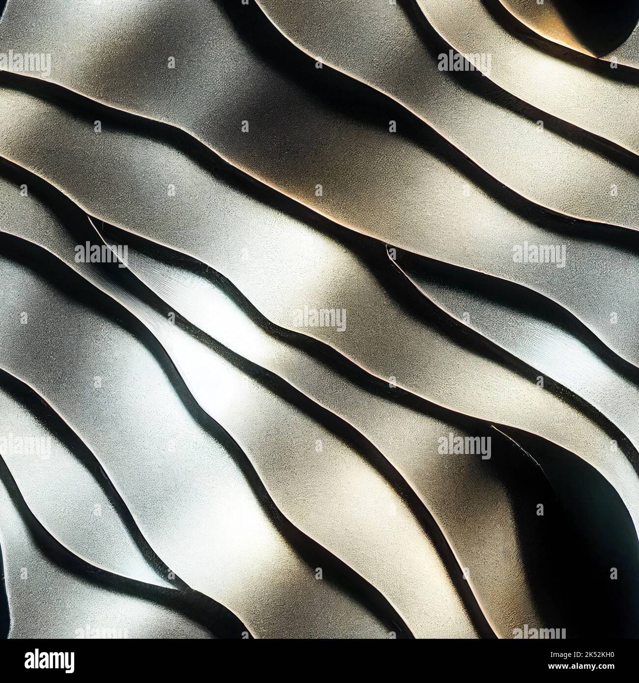 An infinitely repeatable seamless shiny metal pattern with golden and ...