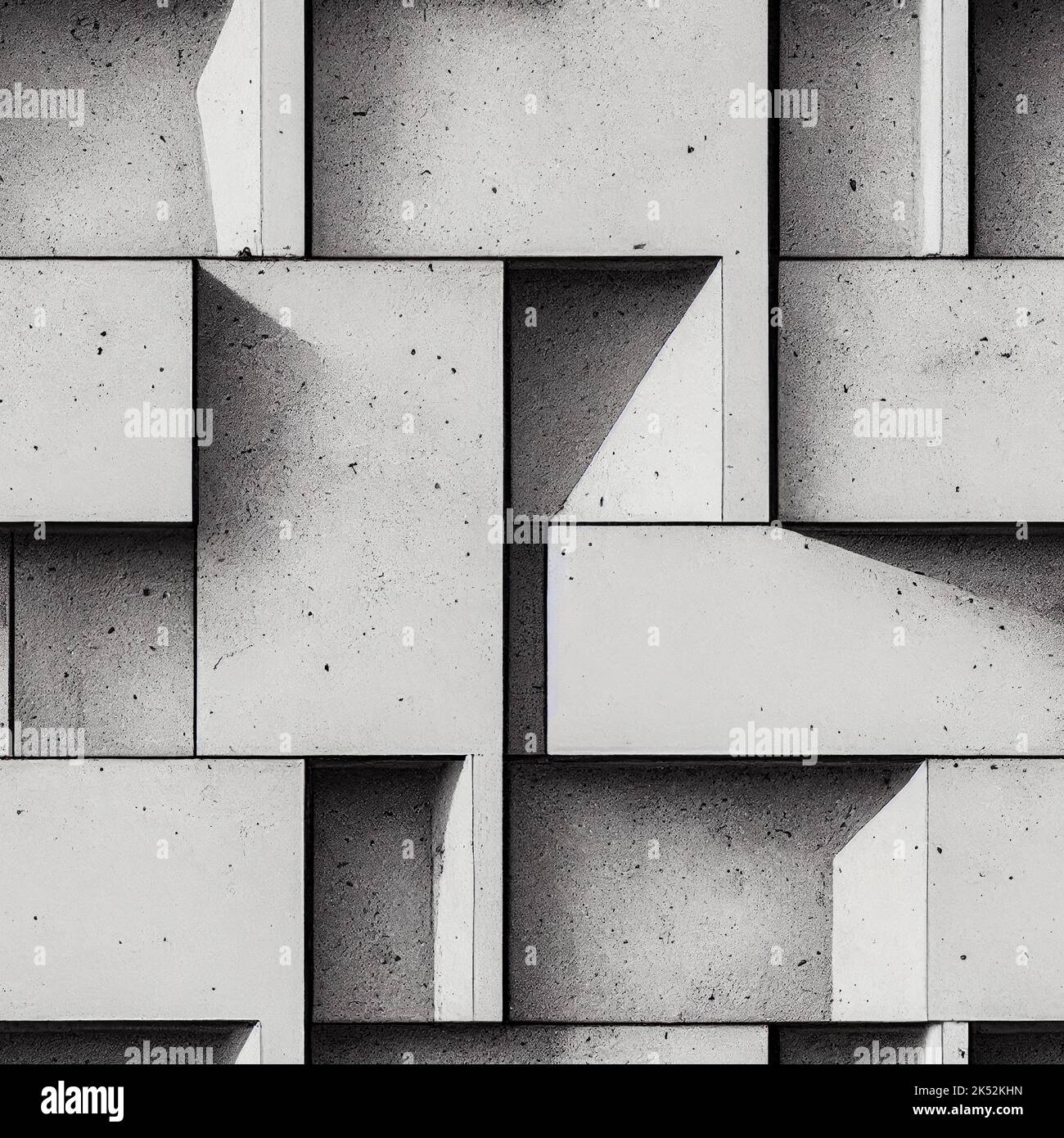 An infinitely repeatable seamless tile pattern of concrete in gray ...