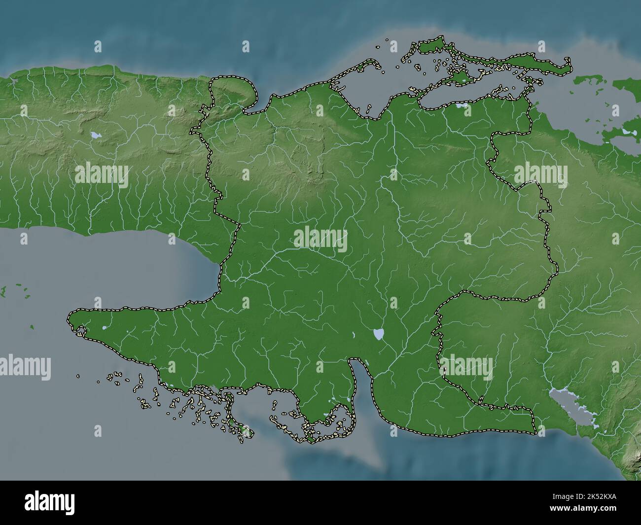 Matanzas, province of Cuba. Elevation map colored in wiki style with ...