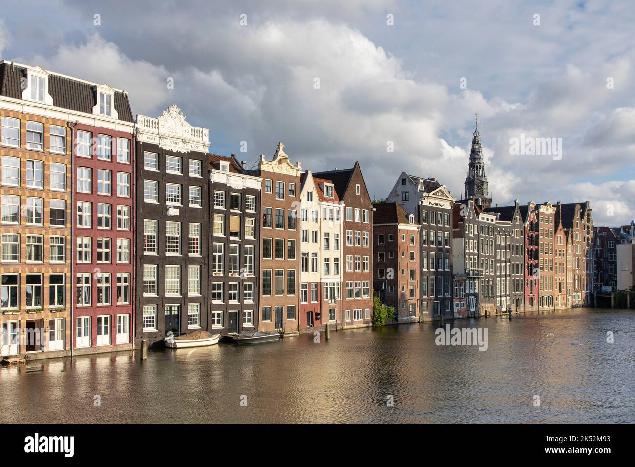 Netherlands, Northern Holland province, Amsterdam, Damrak and the bell ...
