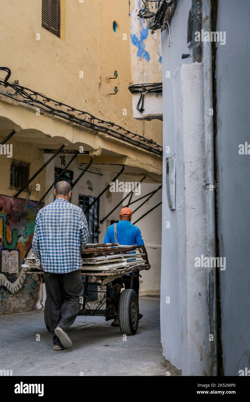 Maroc, région de Tanger-Tétouan, Tanger, la médina, fishing market ...