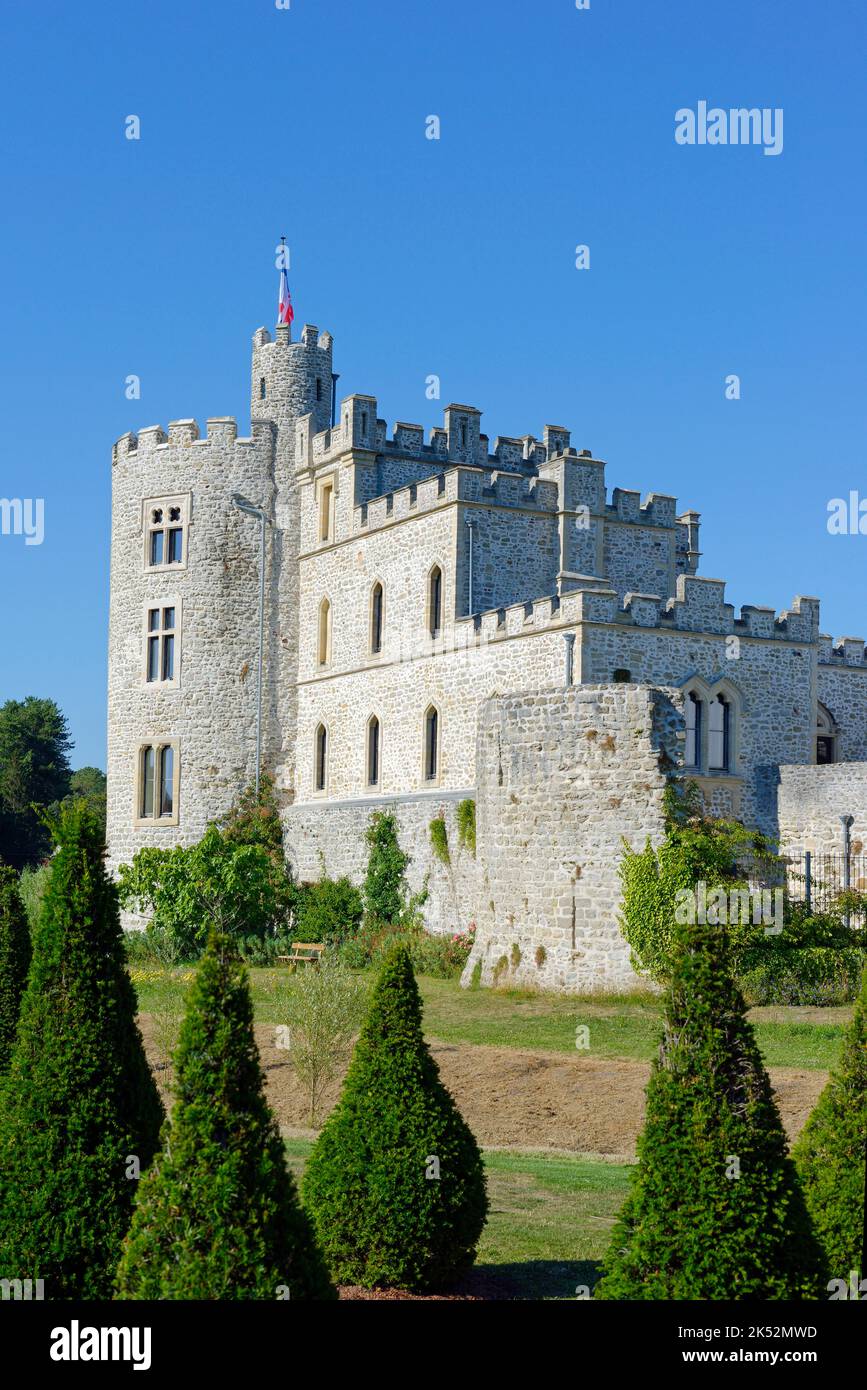 France, Pas de Calais, Condette, Hardelot Castle, Tudor style manor ...