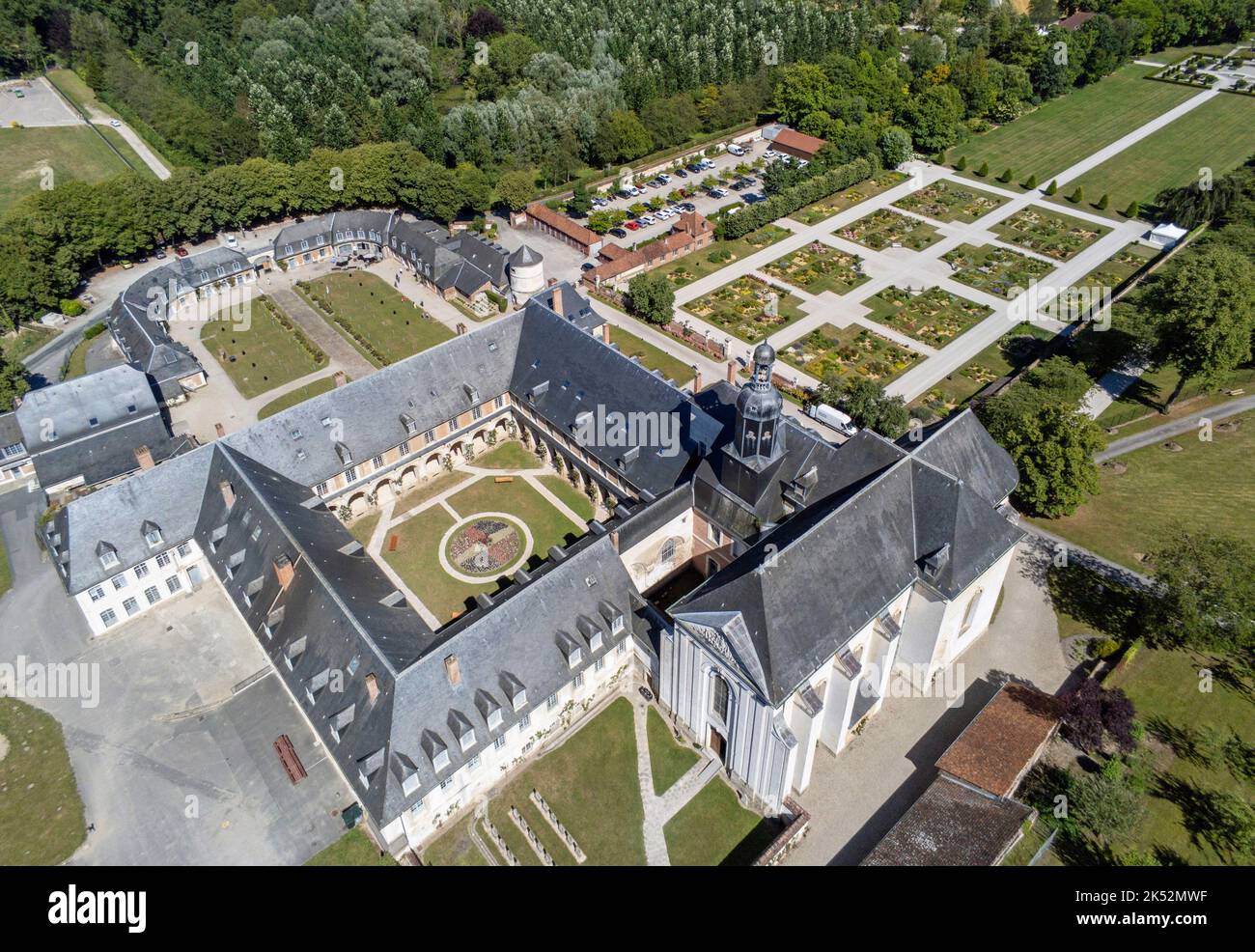 France, Somme, Argoules, abbey of Valloires, Cistercian abbey dated ...
