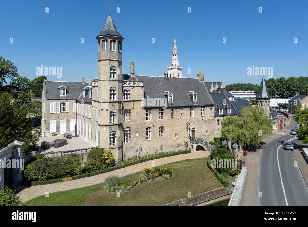 France, Pas-de-Calais, Arques, family castle of Jacques Durand, owner ...