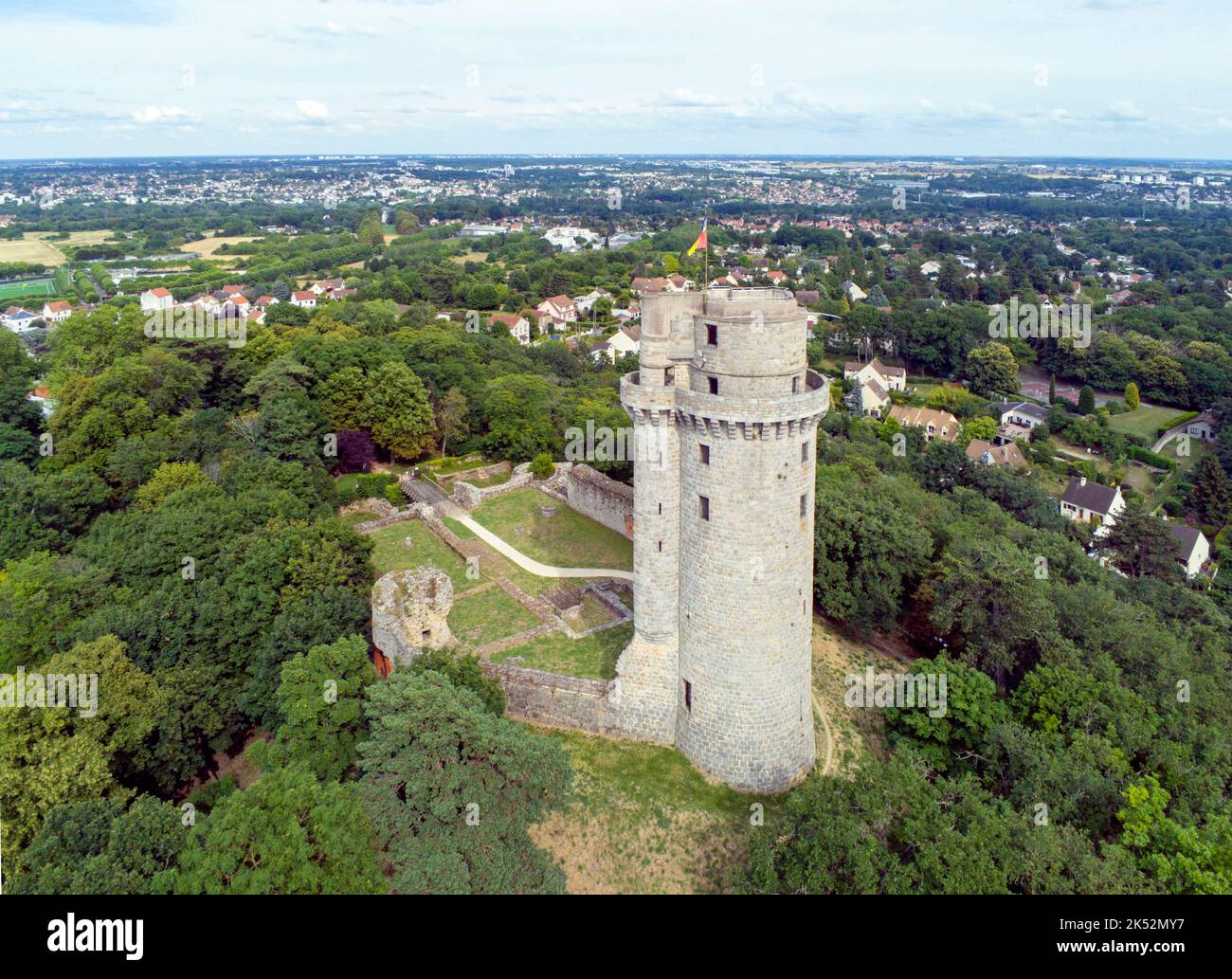 France, Essonne, Montlhéry, the tower of Montlhéry Stock Photo - Alamy