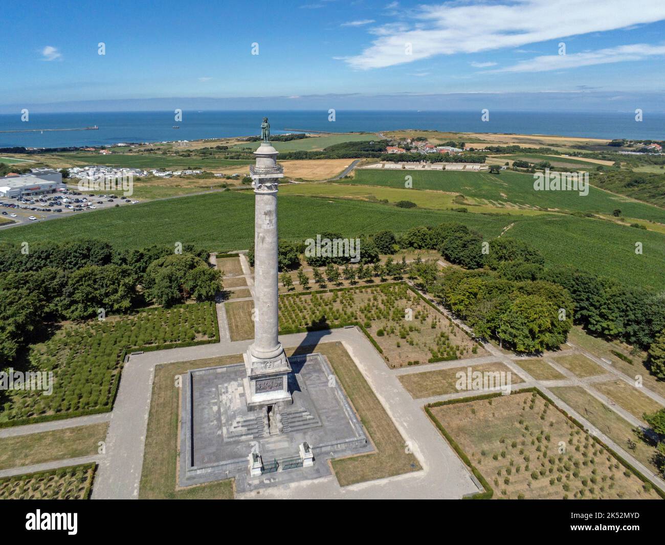 France, Pas de Calais, Wimille, Column of the Grand Army, erected in ...