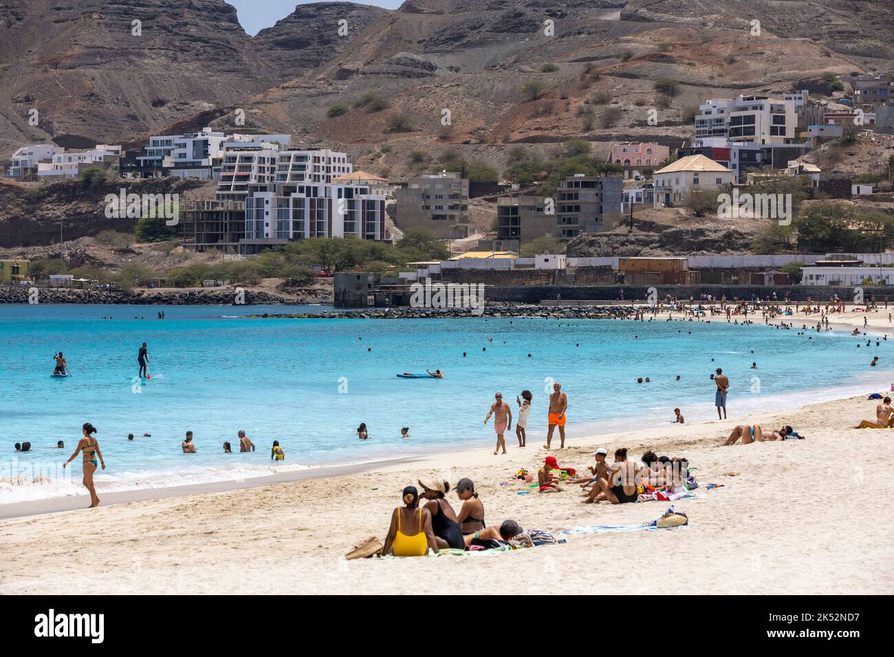 Cap Vert, Sao Vincente island, Mindelo, Laginha Beach Stock Photo - Alamy
