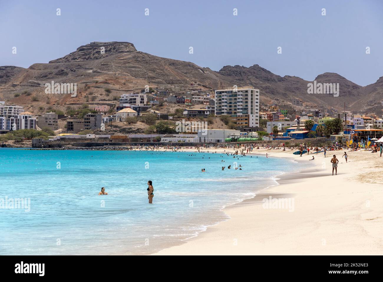Cap Vert, Sao Vincente island, Mindelo, Laginha Beach Stock Photo - Alamy