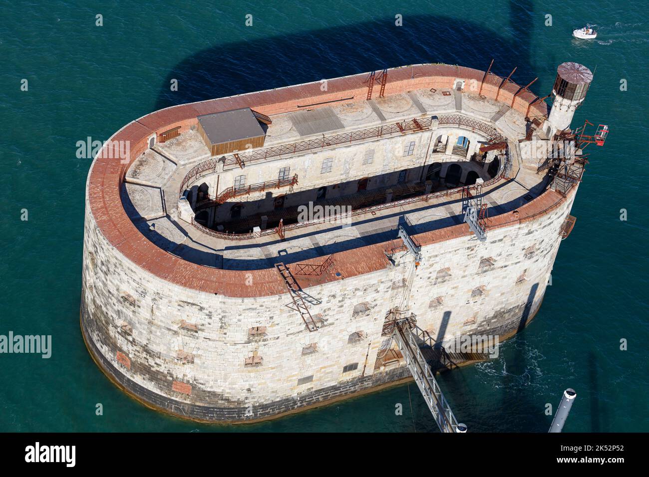 France, Charente Maritime, Fort Boyard (aerial view Stock Photo - Alamy