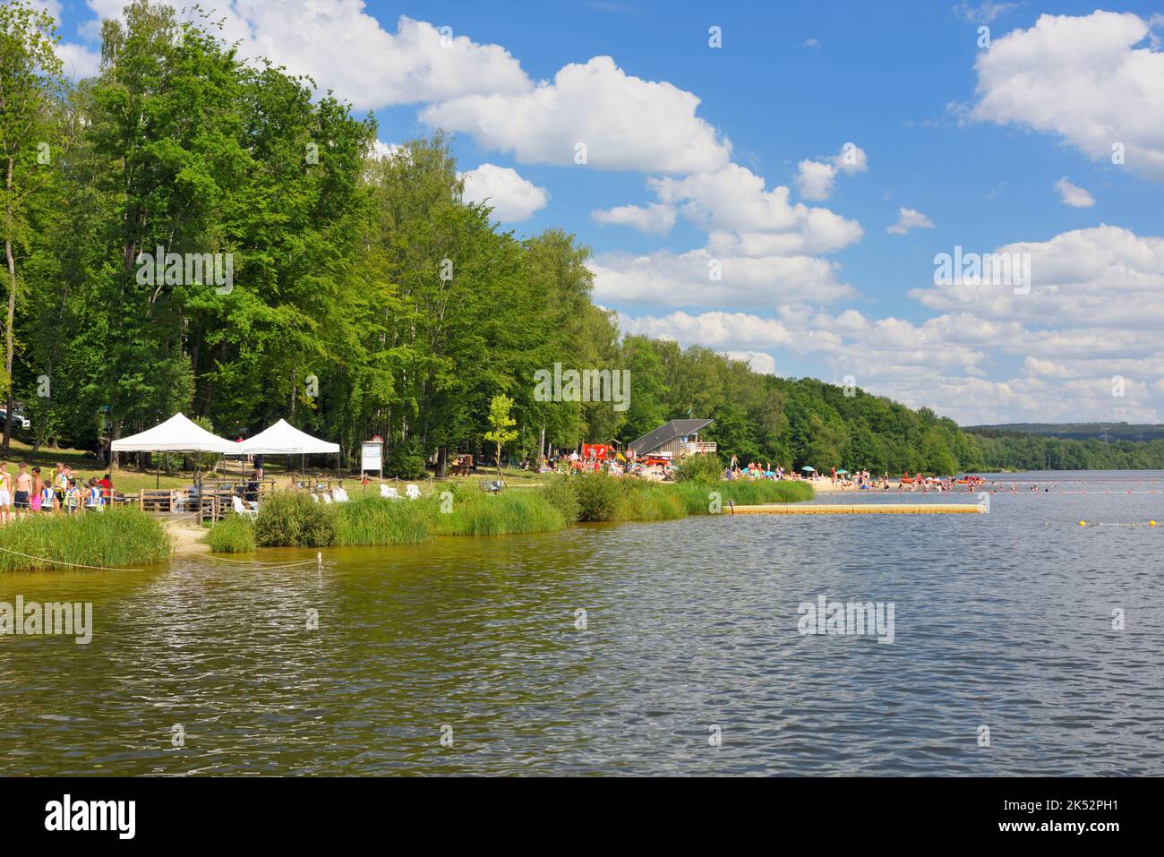 France, Ardennes, Les Mazures, the Vieilles Forges lake, Leisure Centre ...