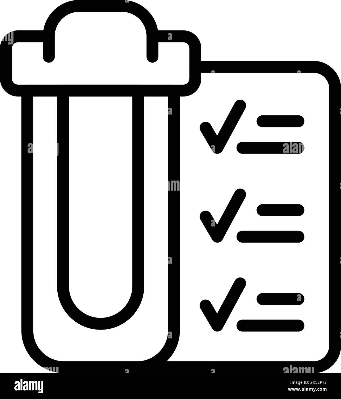 Nasal lab icon outline vector. Test pcr. Corona health Stock Vector ...