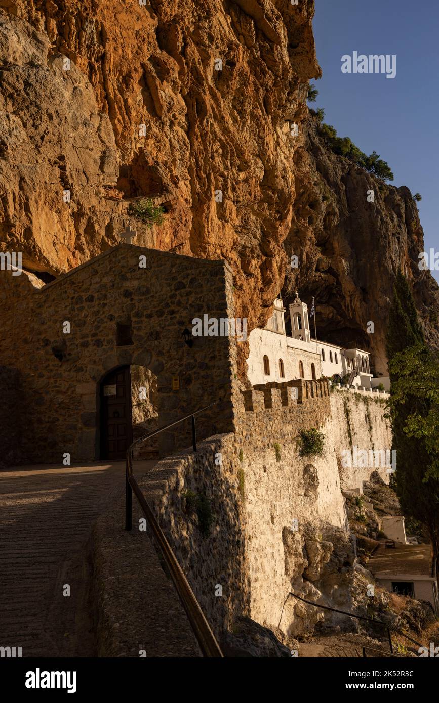 Greece, Peloponnese, Cyrounia, the monastery of Saint Nicholas Sintzas ...