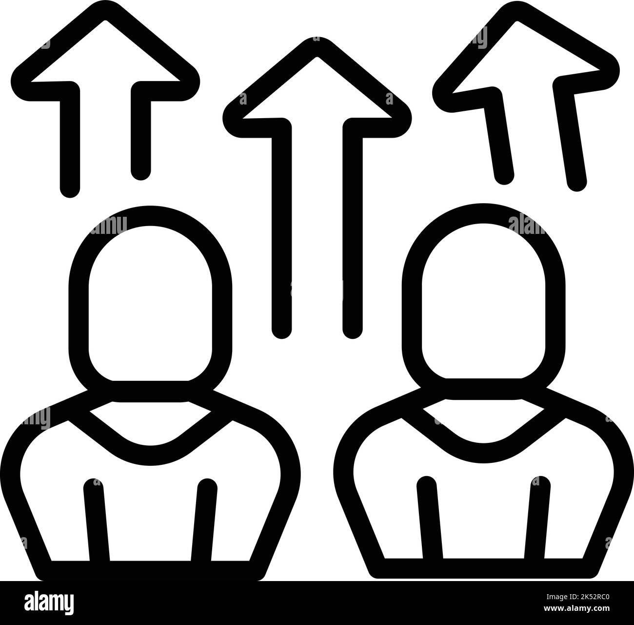 Tactical advantage team icon outline vector. Profit play. Cost decision ...