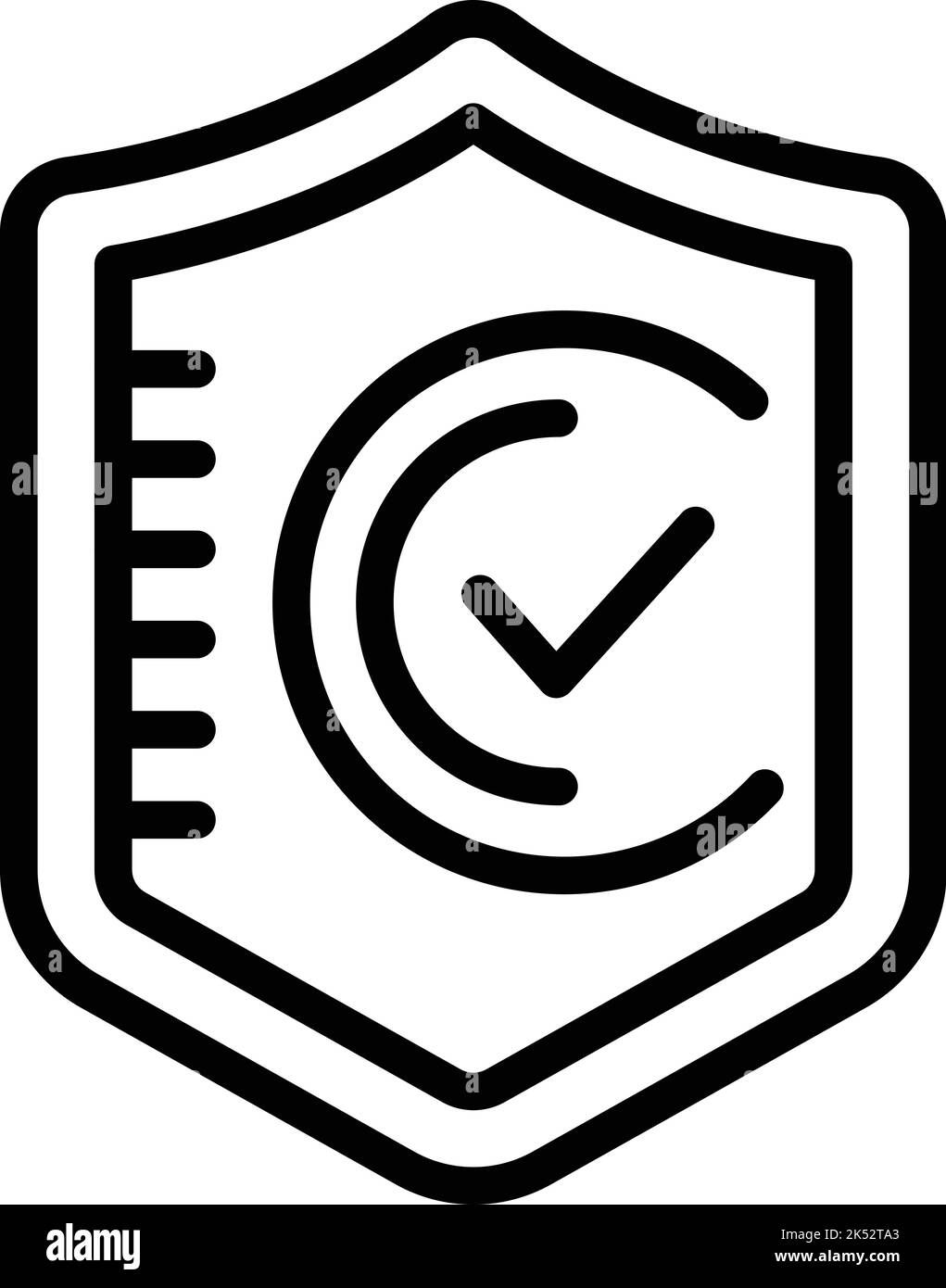 Courage shield icon outline vector. Business career. Self work Stock ... Courage shield icon outline vector. Business career. Self work Stock ...