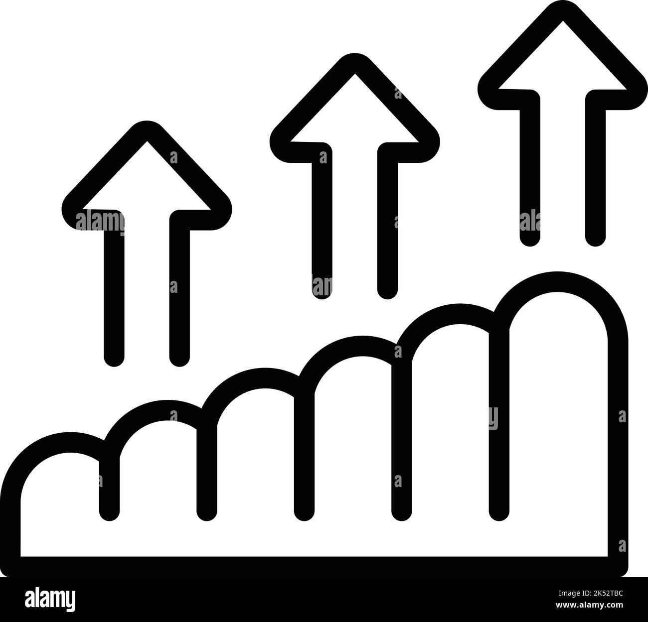 Courage grow icon outline vector. Self people. Hero obstacle Stock ...